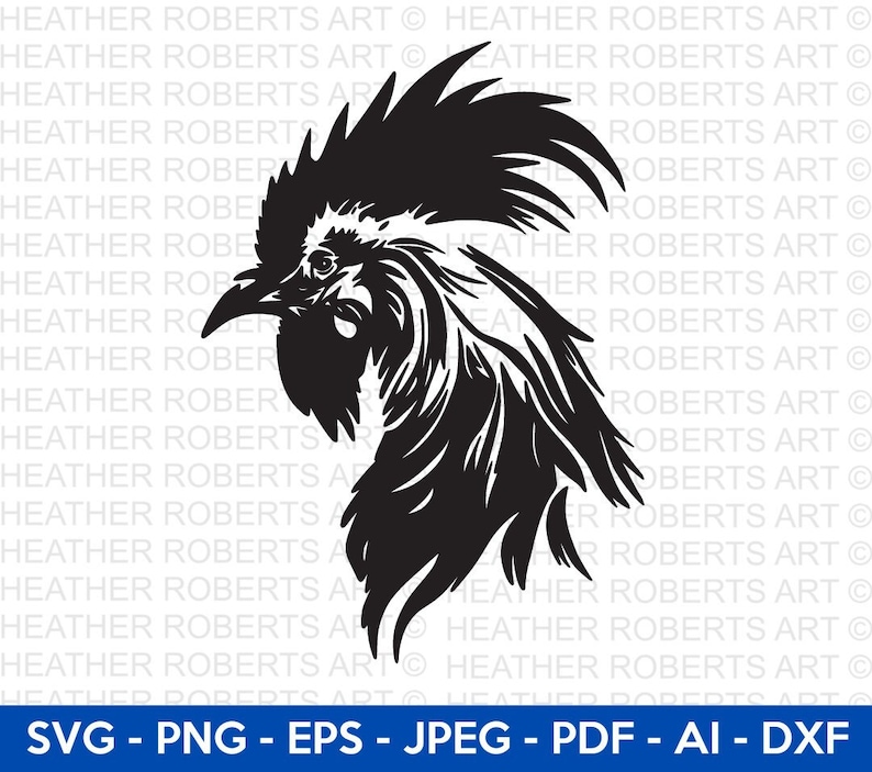 Rooster SVG Chicken Svg Farm Animals SVG Farmhouse SVG - Etsy