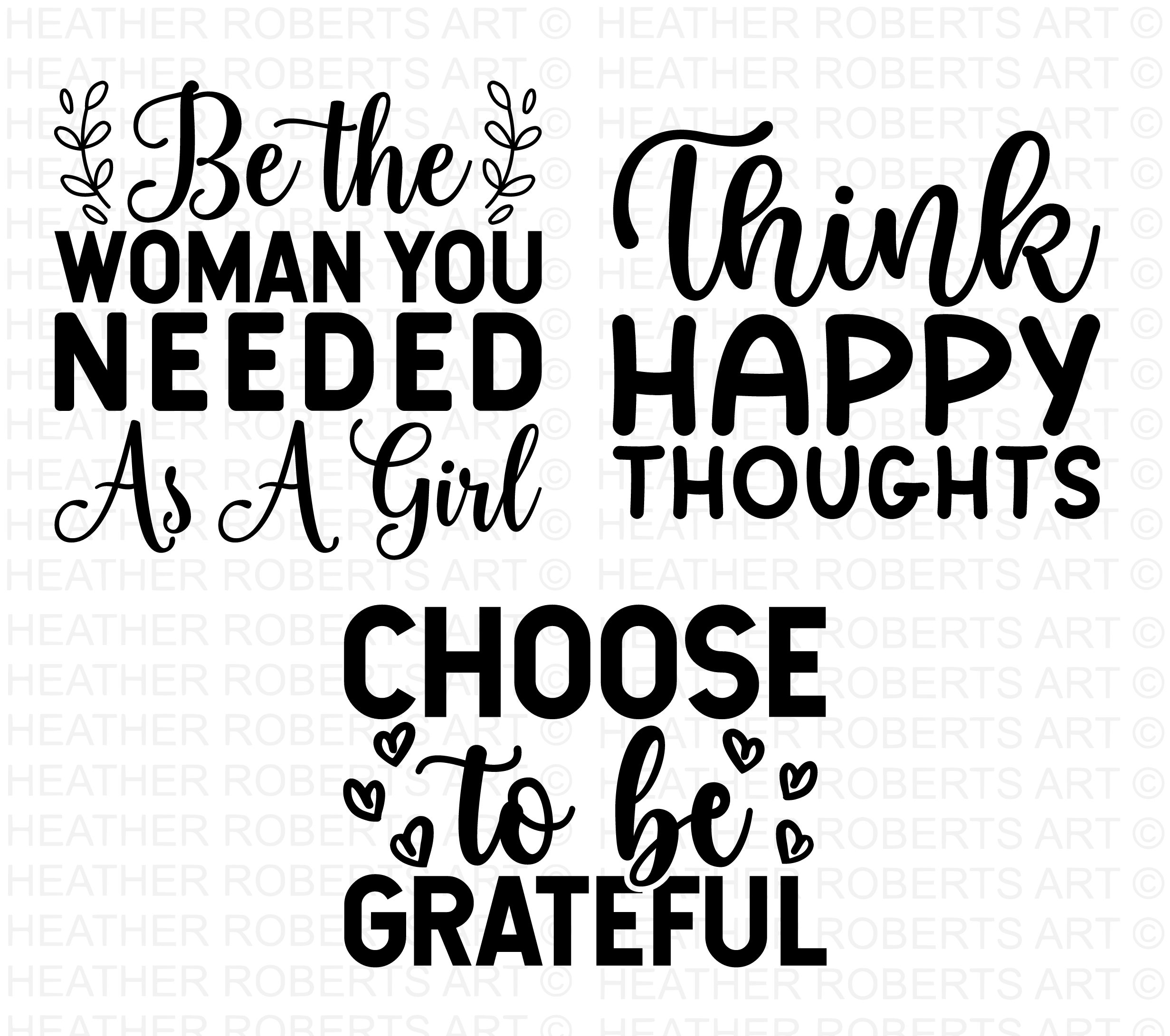 Women Empowerment Bundle SVG, Motivational Svg, Positive Quotes Svg ...