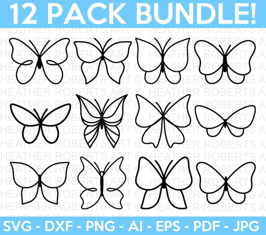 Butterfly SVG Bundle, Butterfly SVG Files, Butterfly Vector SVG ...
