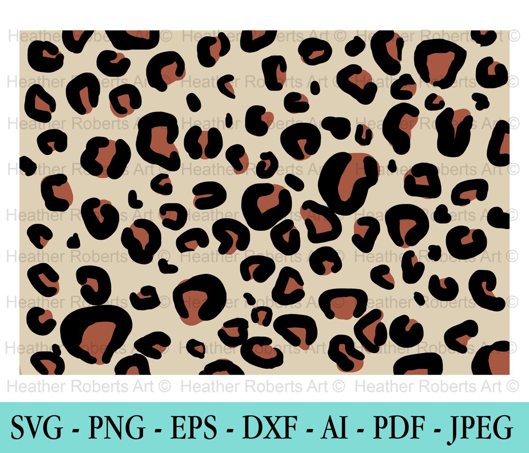 Leopard Print SVG, Gepard Print SVG, LeopardEn Muster, LeopardEn Print ...