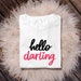Hello Darling SVG: Valentine Quote, Hand-lettered (cut Files) - Etsy