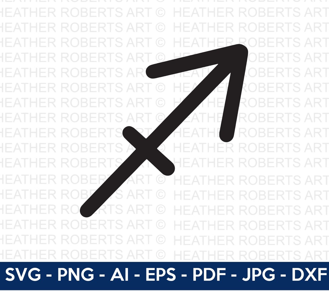 Sagittarius Sign SVG, Sagittarius Zodiac Svg, Zodiac Signs SVG ...