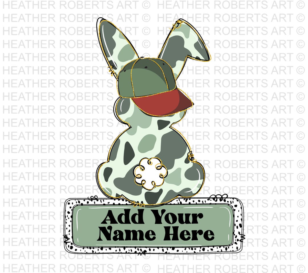 Camo Easter Bunny PNG: Egg Hunter Sublimation (digital Download) - Etsy