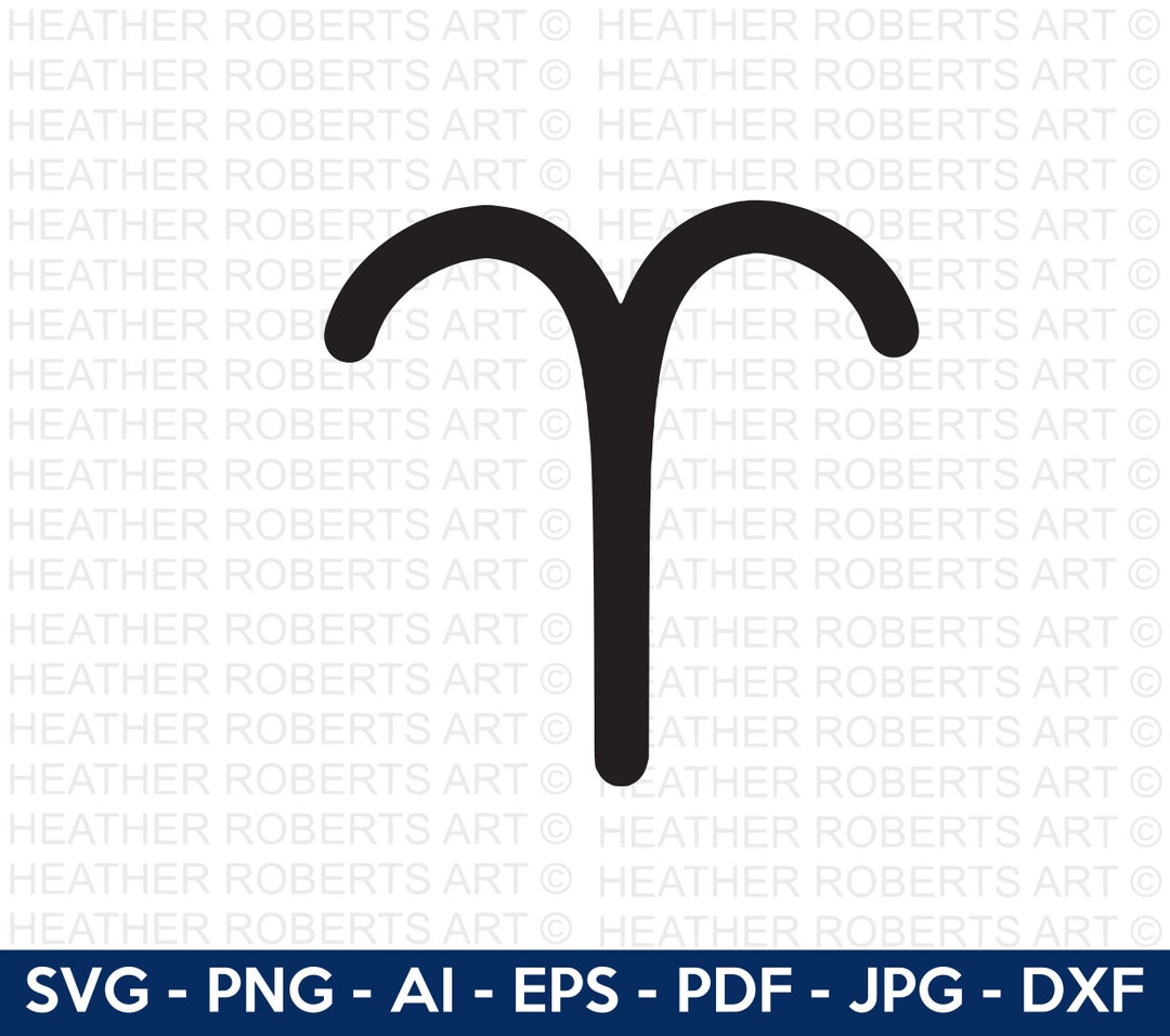 Aries Sign SVG, Aries Zodiac Svg, Zodiac Signs SVG, Astrology Signs Svg ...