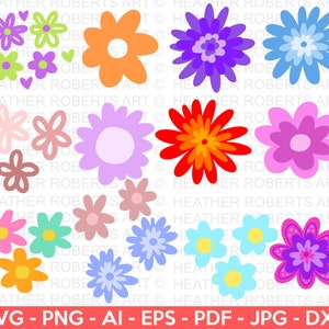 Flowers SVG Bundle, Flowers Svg, Spring Svg, Floral SVG, Flowers ...