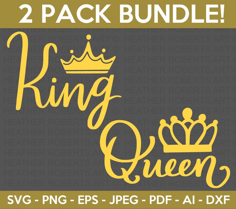 King and Queen Svg Bundle Royal King Svg Crown Svg Royal - Etsy