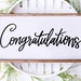 Congratulations SVG Cut File: Printable Card, Cricut, Silhouette - Etsy
