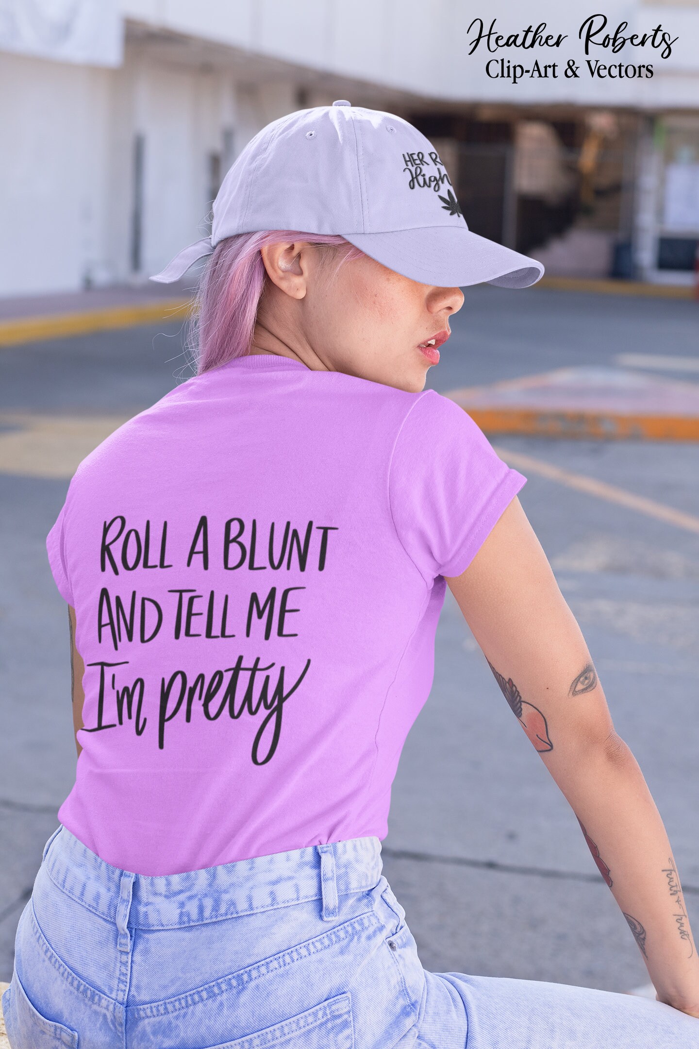 Roll a Blunt and Tell Me I'm Pretty SVG Weed SVG | Etsy