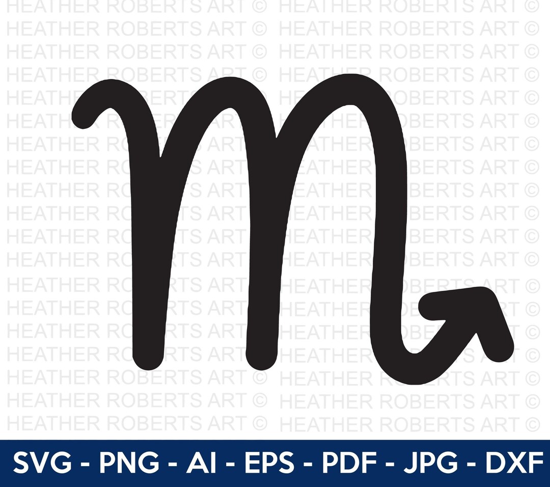 Scorpio Sign SVG, Scorpio Zodiac Svg, Zodiac Signs SVG, Astrology Signs ...