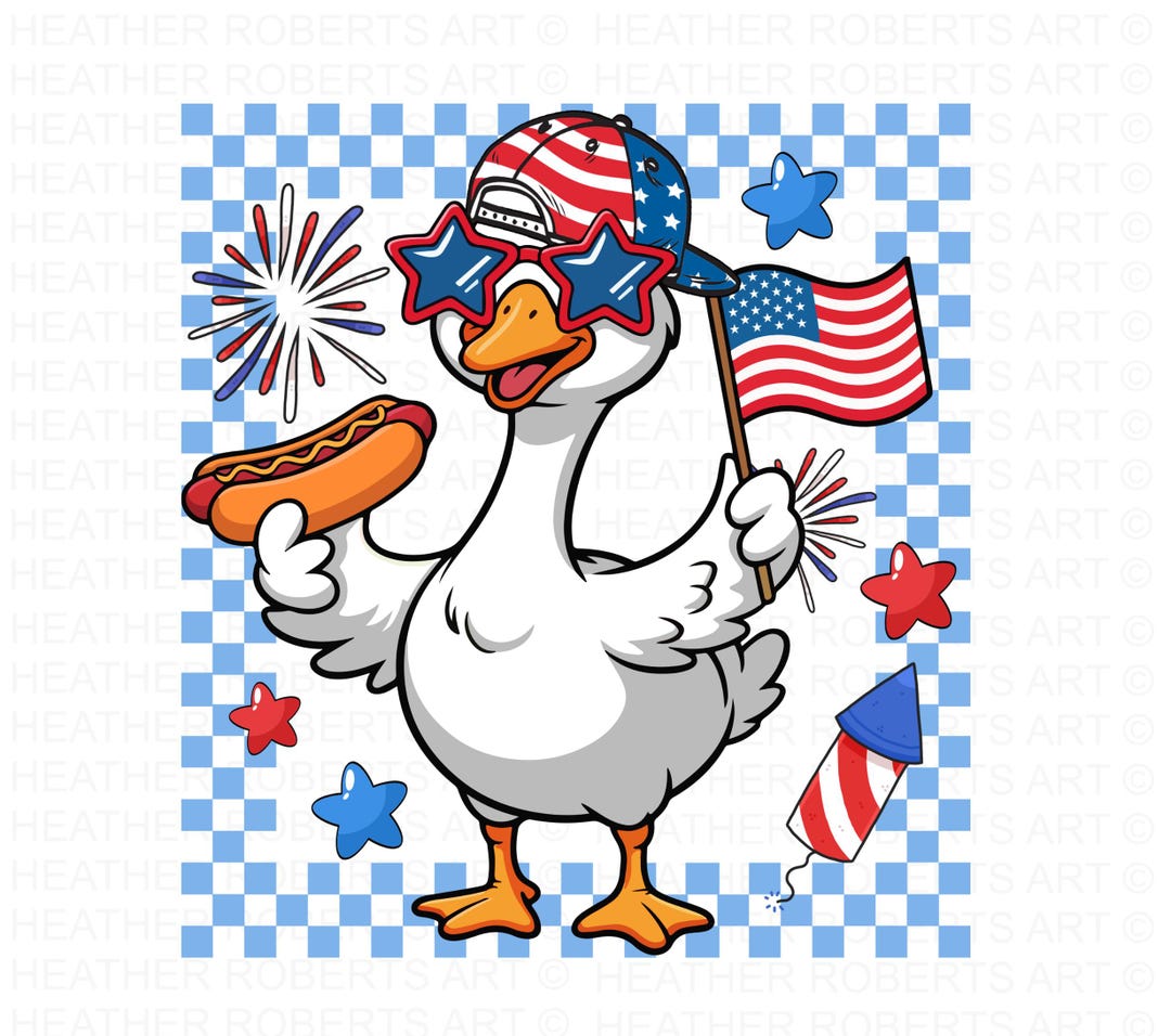 Boy Goose 4th July PNG, Brother 4th PNG, Patriotic Goose Png ...