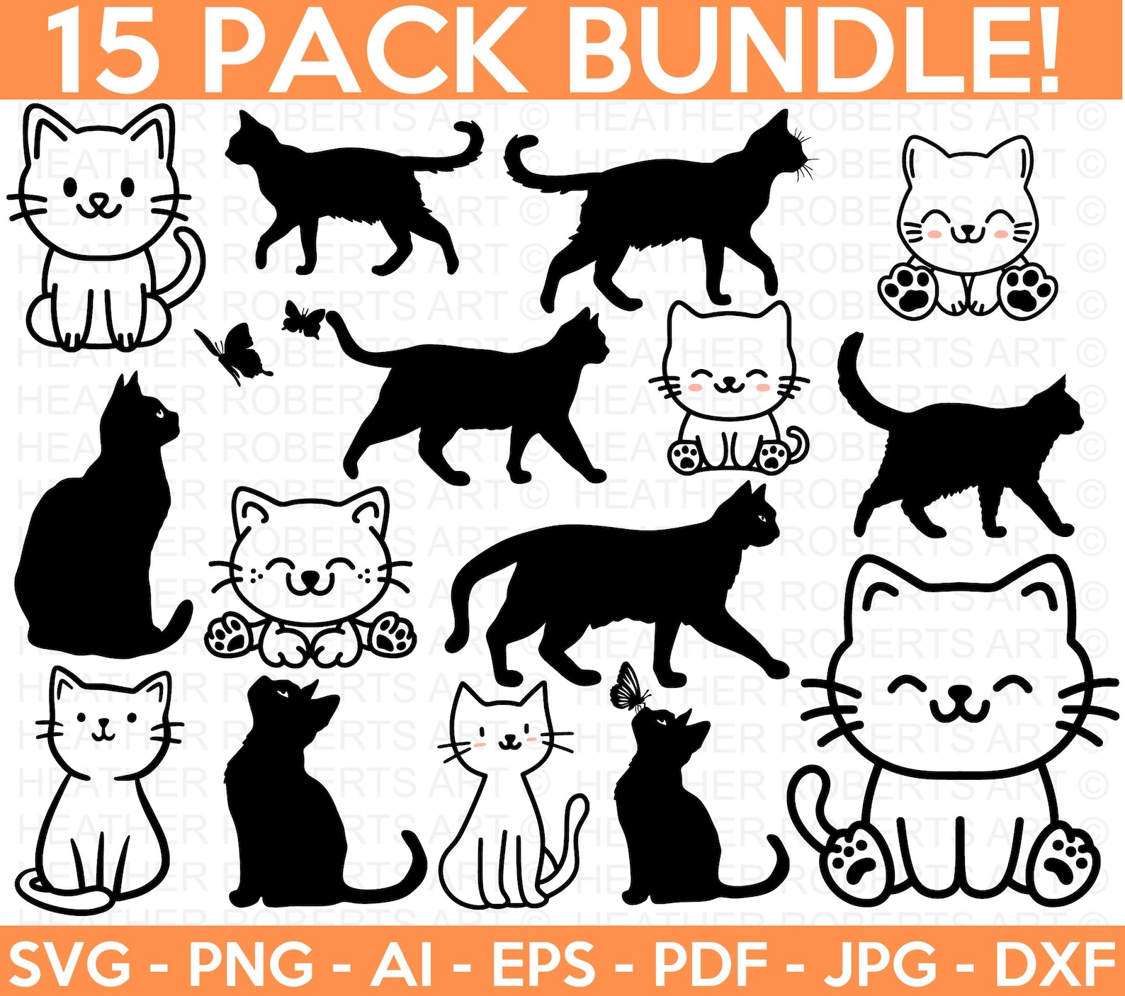 Cat SVG Bundle, Cat SVG, Kitten SVG, Cat Lady Svg, Crazy Cat Lady Svg ...