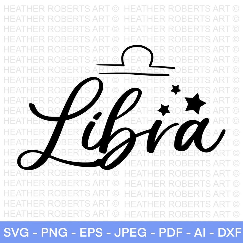 Libra SVG Zodiac Signs SVG Astrology Sign Svg Zodiac Symbol - Etsy