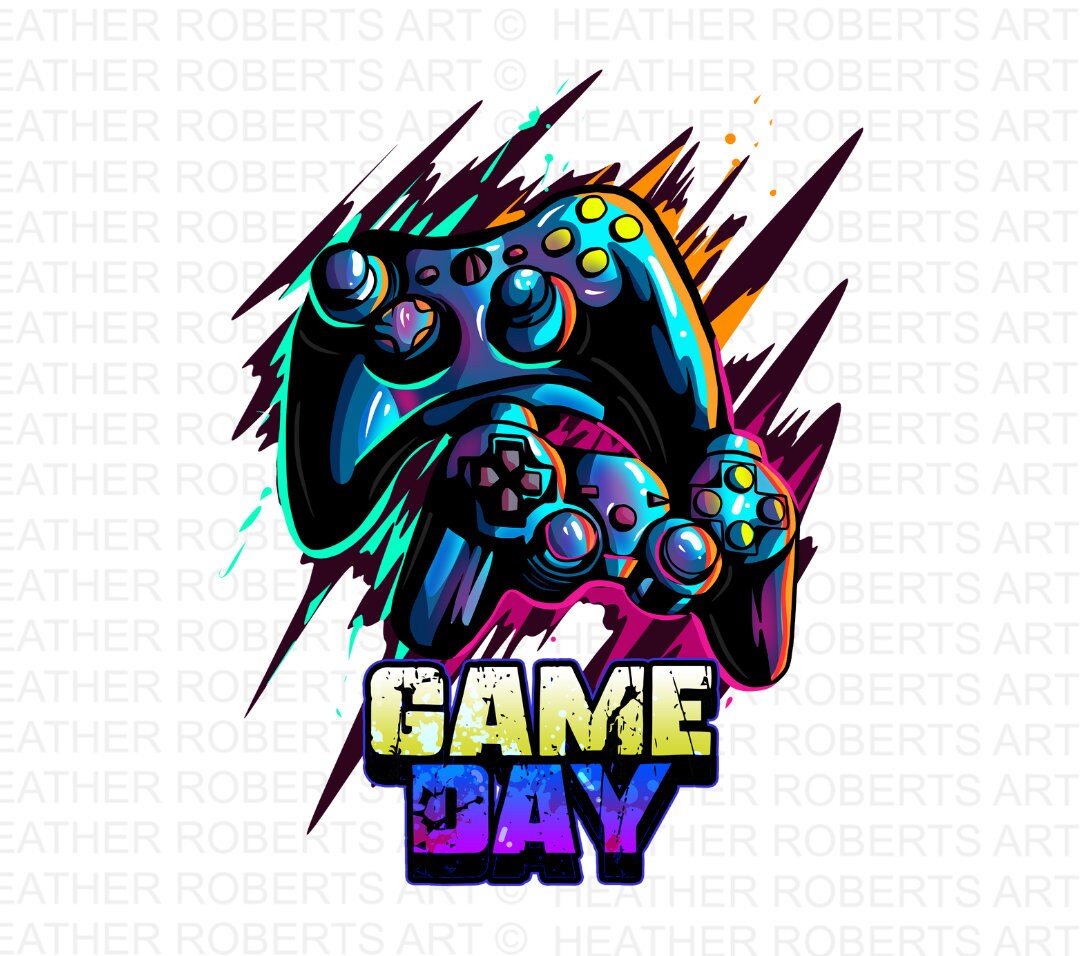 Game Day Sublimation, Gamer Shirt PNG, Video Games PNG, Game Controller ...