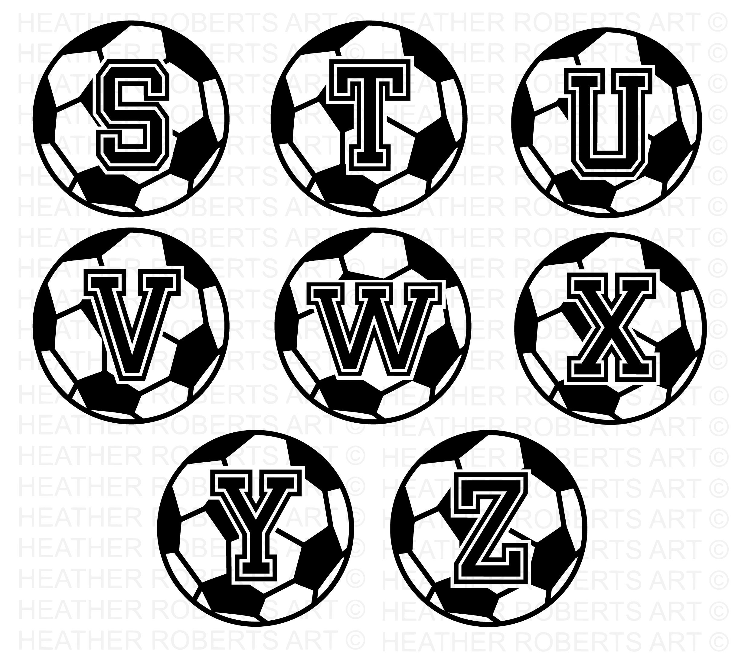 Soccer Monograms SVG Bundle Soccer SVG Soccer Fan SVG - Etsy Australia