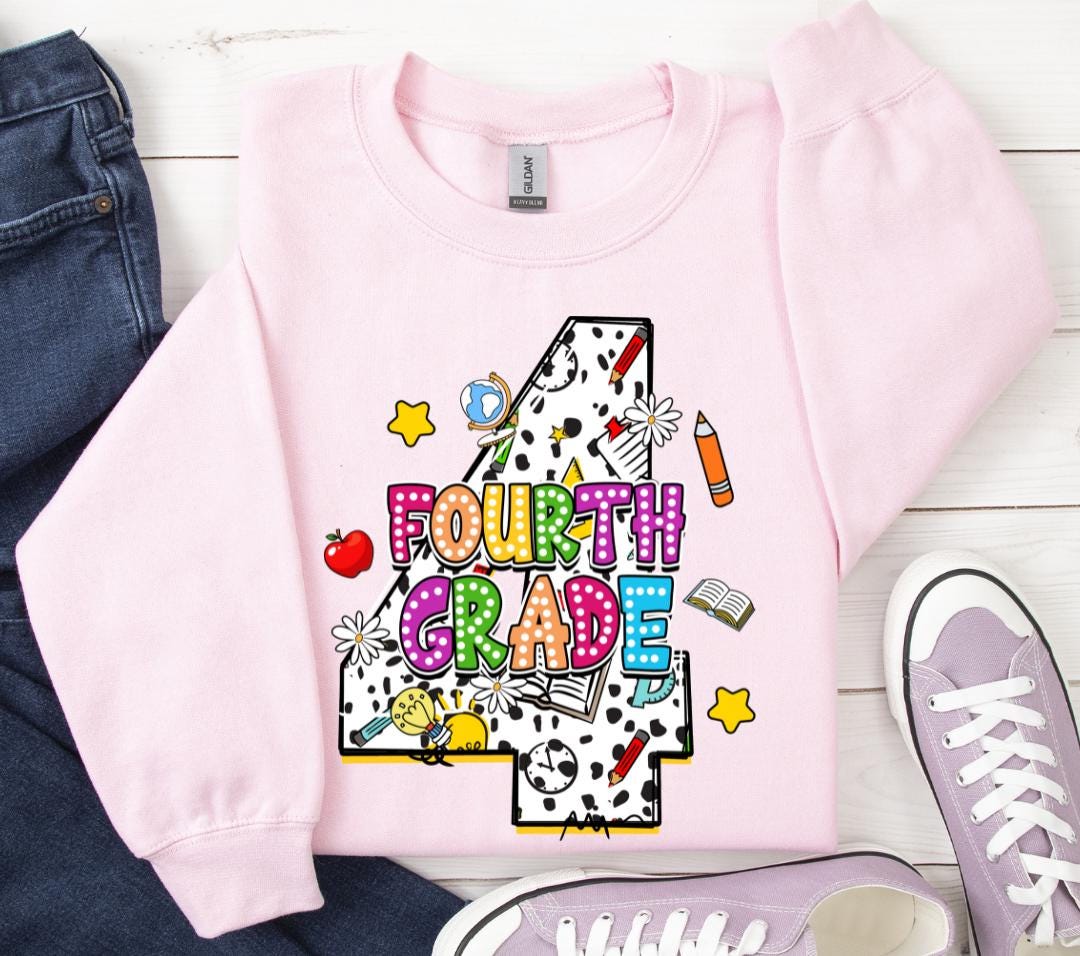 Retro Fourth Grade Team PNG: Dalmatian Dots (digital Download) - Etsy