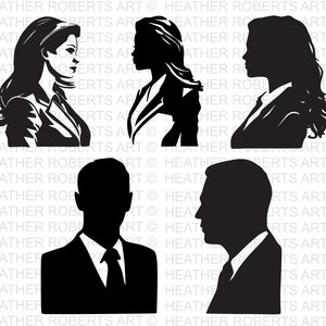 Business People SVG Bundle, Businessman Svg, Businesswoman Svg ...