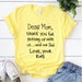 Dear Mom SVG, Mom Shirt Svg, Mother's Day Gift, Mom Life, Blessed Mama ...