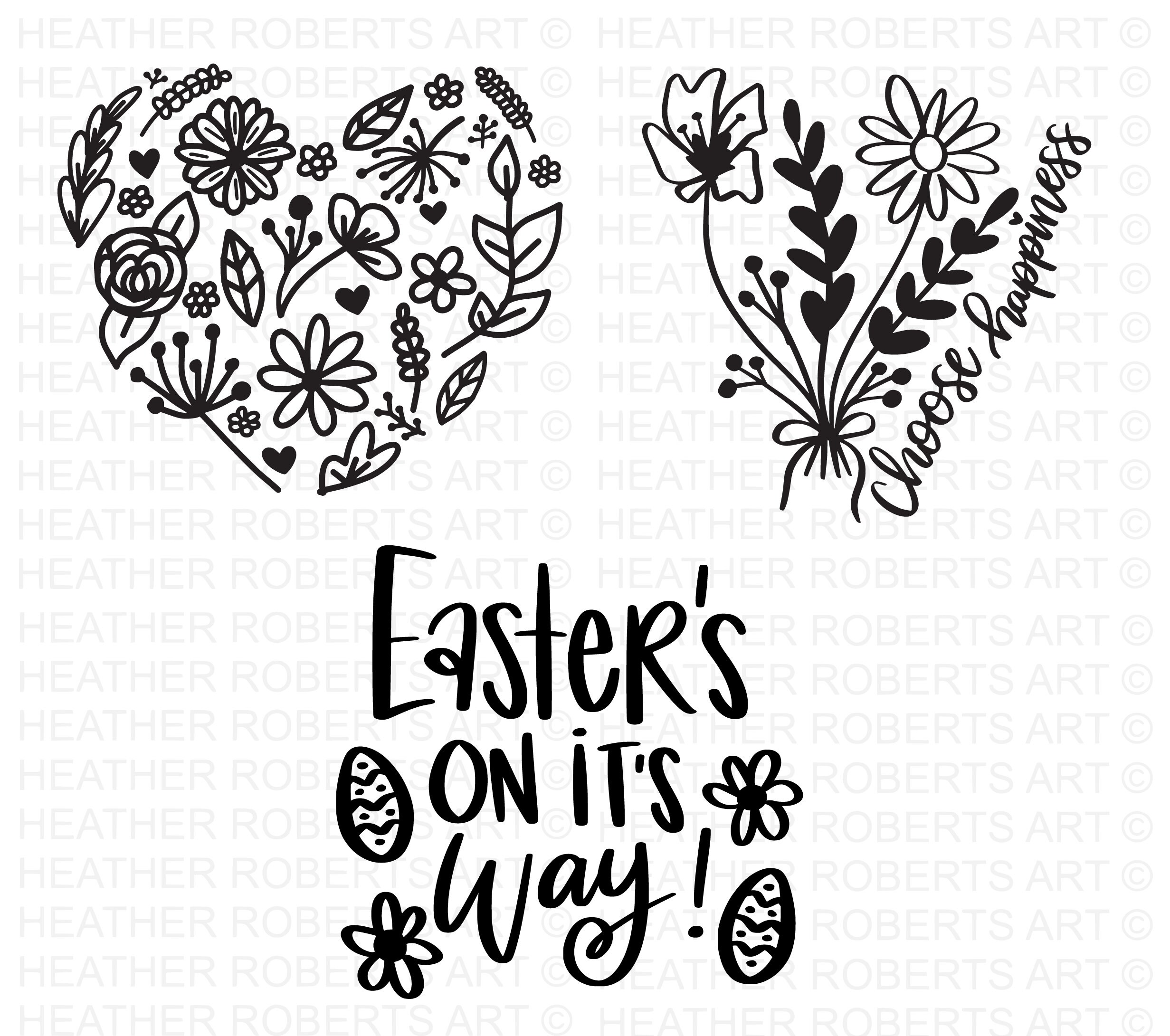 Spring SVG Bundle Easter SVG Bundle Welcome Spring SVG - Etsy