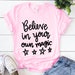 Believe in Your Own Magic SVG: Positive Quote Cut File - Etsy