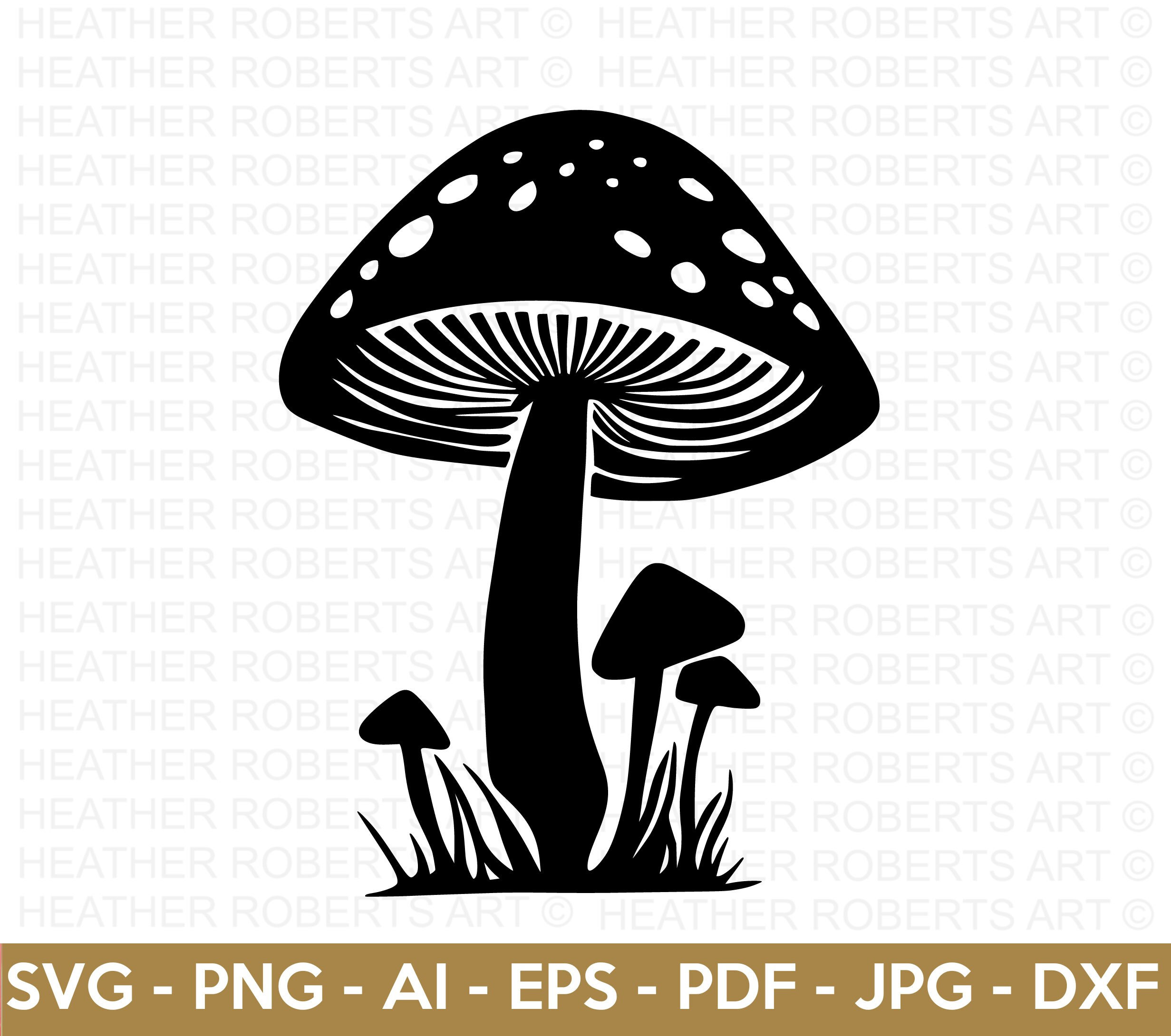 Mushroom Svg Fungus Svg Mushroom Clipart SVG Fungi Svg - Etsy Australia