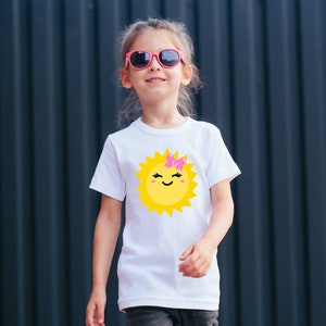 Cute Sun Clipart SVG, Sun SVG, Sun Clipart SVG, Summer Svg, Baby Kids ...