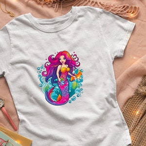 Mermaid Sublimation Clipart, Mermaid PNG, Cute Mermaid PNG, Mermaid ...