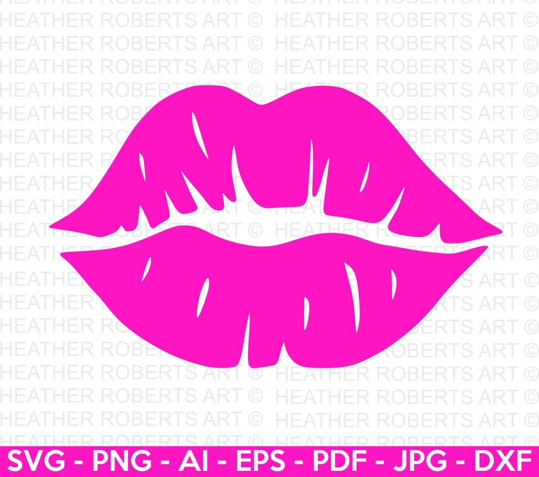 Lips Svg Kiss Mark Svg Kiss Svg Lip Clipart Lip Svg Body Part Svg