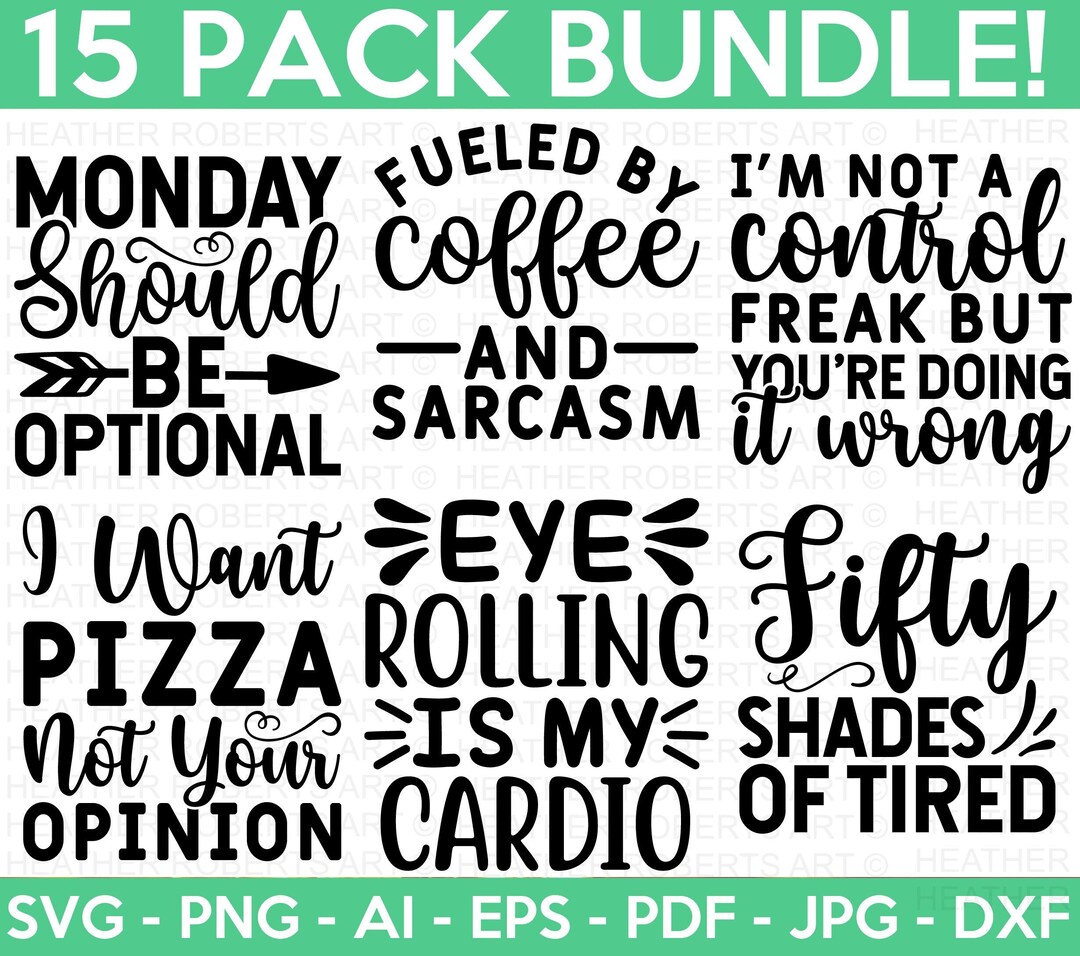 Sarcasm SVG Bundle, Sarcastic SVG Bundle, Sarcastic Saying SVG, Funny Svg, Sassy Svg, Mean Svg ...