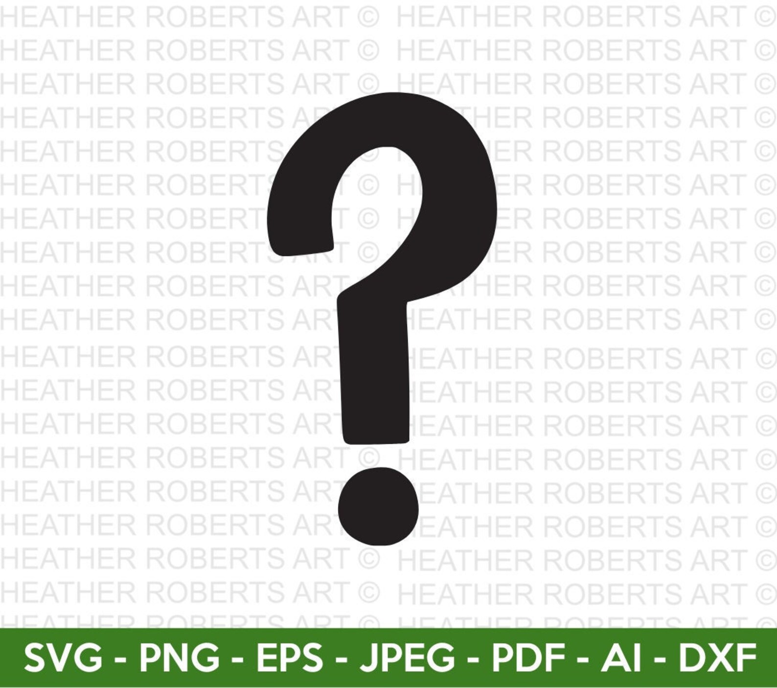 Question Mark SVG Clipart: Punctuation Cut Files (digital Download) - Etsy
