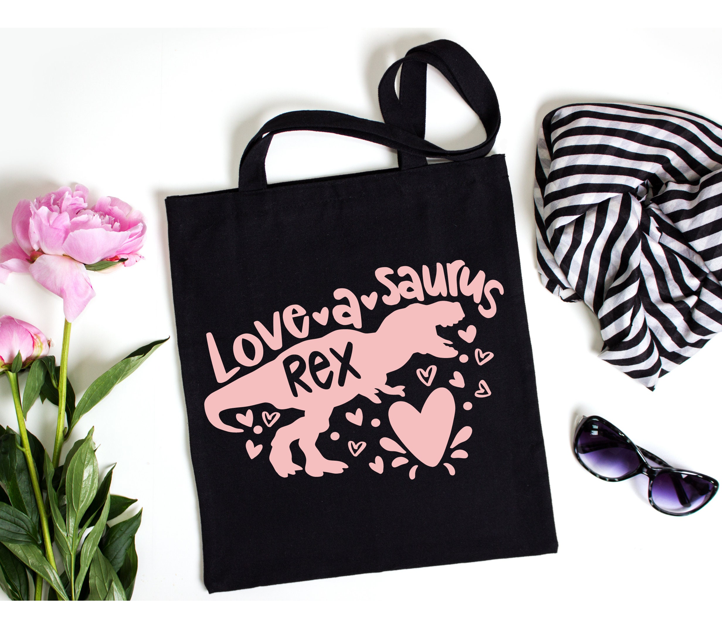 Love-a-saurus Rex Dinosaur SVG: Valentine's Day Cut File - Etsy