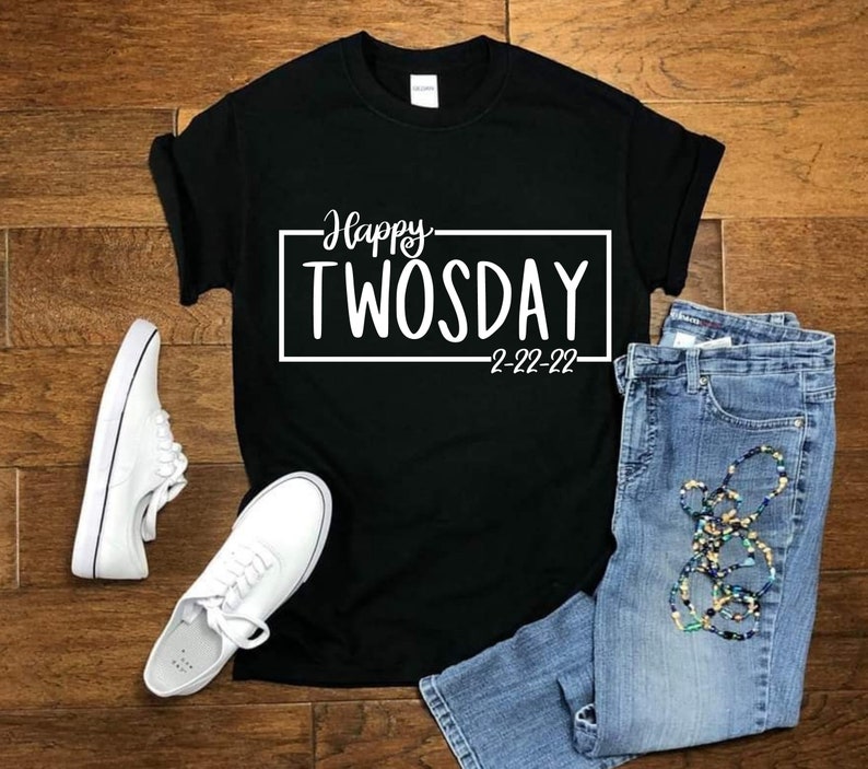 Happy Twosday SVG Twosday SVG Twosday Shirt 22222 Svg | Etsy