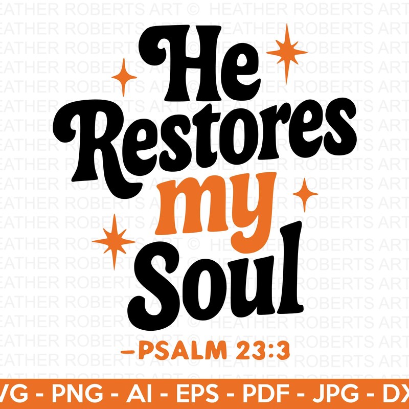 Psalm 23 Clipart - Etsy