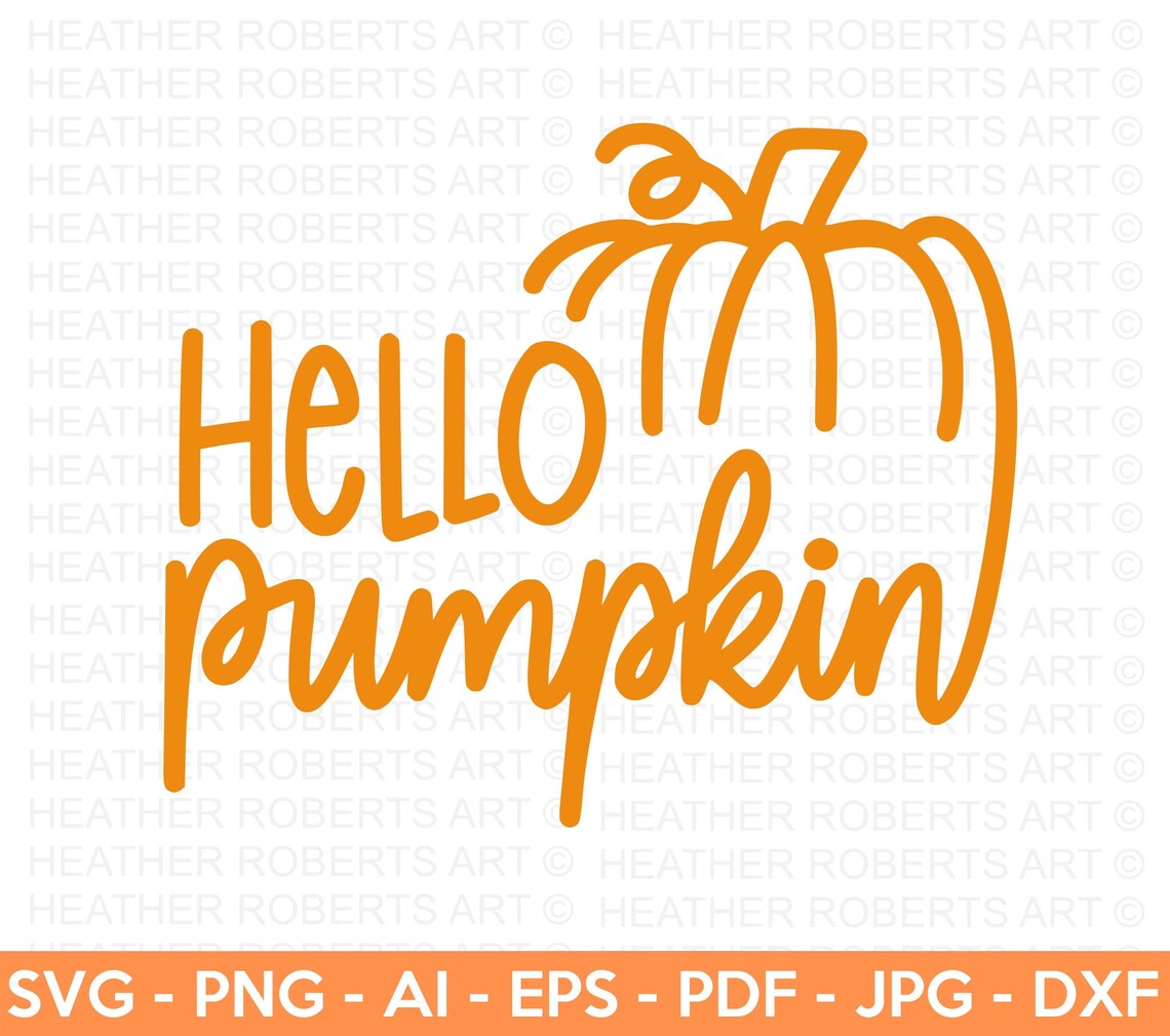 Hello Pumpkin SVG Pumpkin SVG Fall Svg Thanksgiving Svg - Etsy Australia