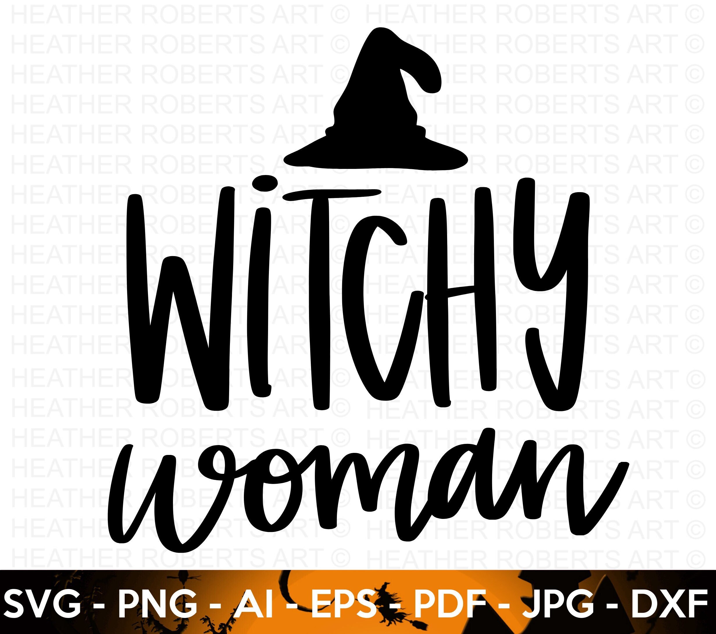 Witchy Woman SVG Halloween SVG Witch Svg Ghost Witch Shirt - Etsy
