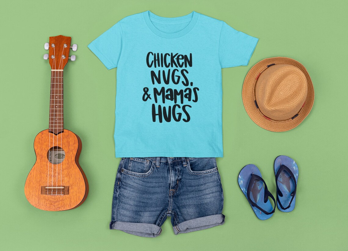 Chicken Nugs SVG Mama's Hugs SVG Toddler SVG Kids Svg - Etsy
