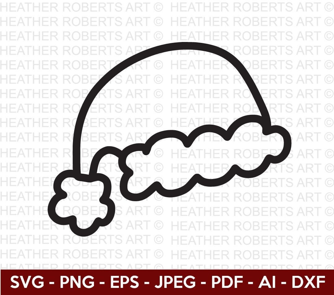 Christmas Santa Hat SVG: Family Shirts, Cricut Cut File - Etsy