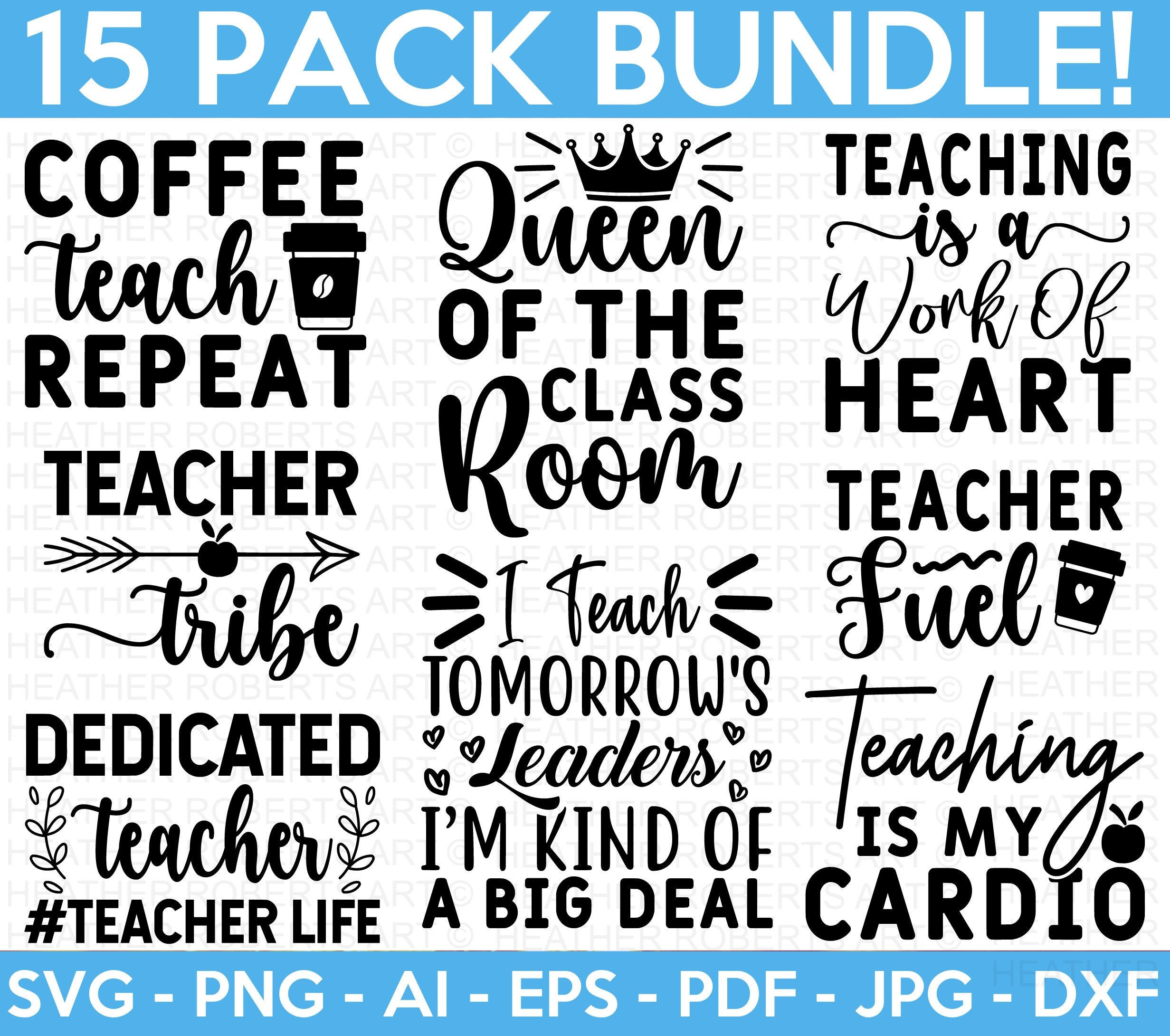 Teacher SVG Bundle Teacher SVG School SVG Teach Svg Back - Etsy