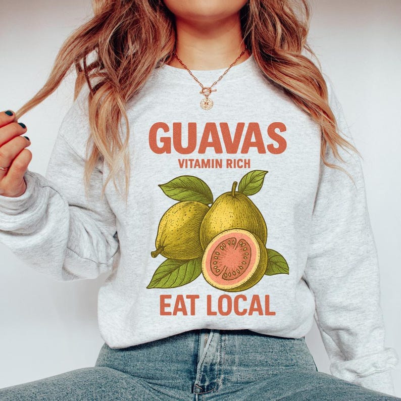 Guavas Retro Commercial Graphic PNG, Vintages Guavas Label PNG, Exotic ...