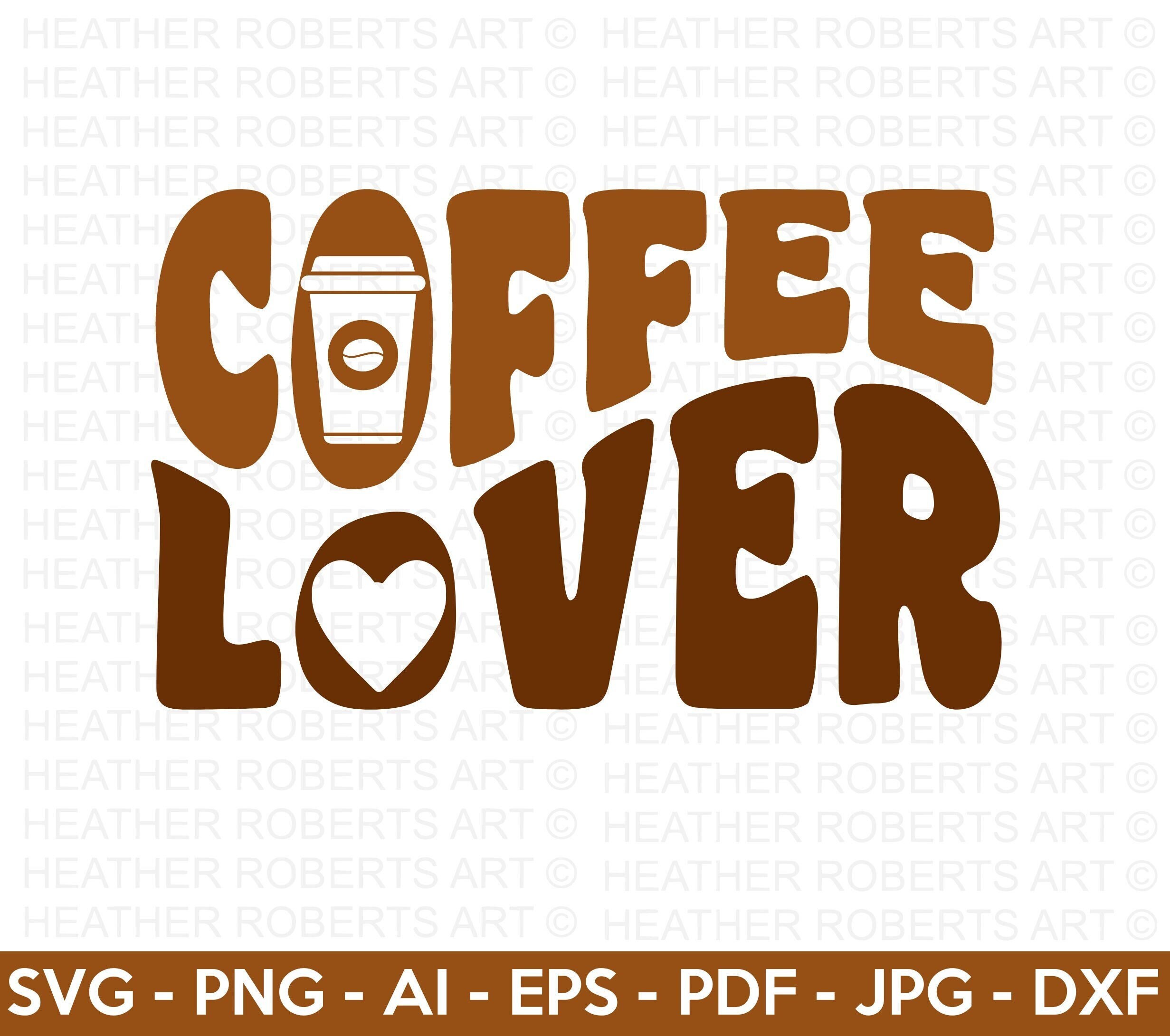 Coffee Lover SVG Retro Coffee SVG Coffee Stacked SVG Coffee - Etsy