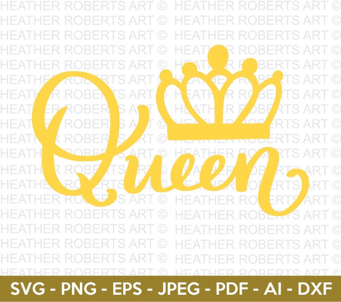 Queen Svg Royal Queen Svg Crown Svg Golden Crown Svg - Etsy