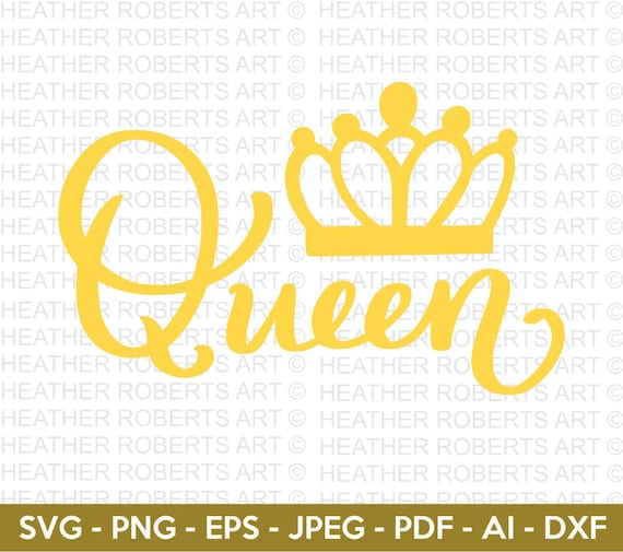 Queen Svg Royal Queen Svg Crown Svg Golden Crown Svg - Etsy