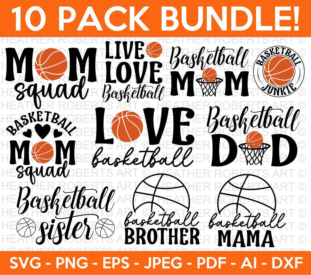 Basketball SVG Bundle, Basketball Mom SVG, Basketball Fan SVG, Fan ...