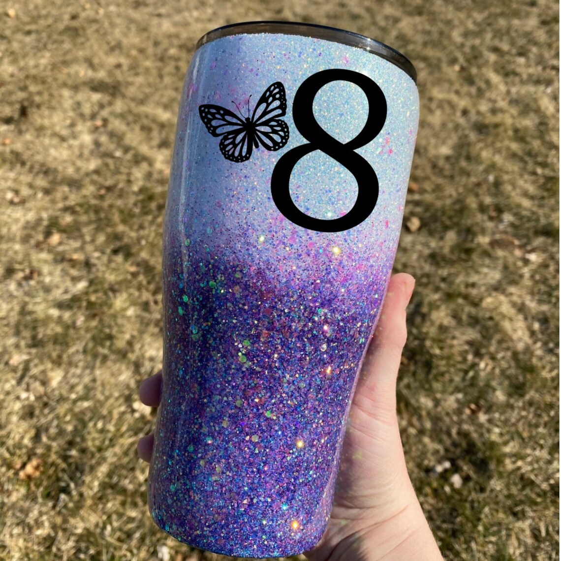 Butterfly Monogram Numbers SVG PNG Monogram Frame Alphabet - Etsy