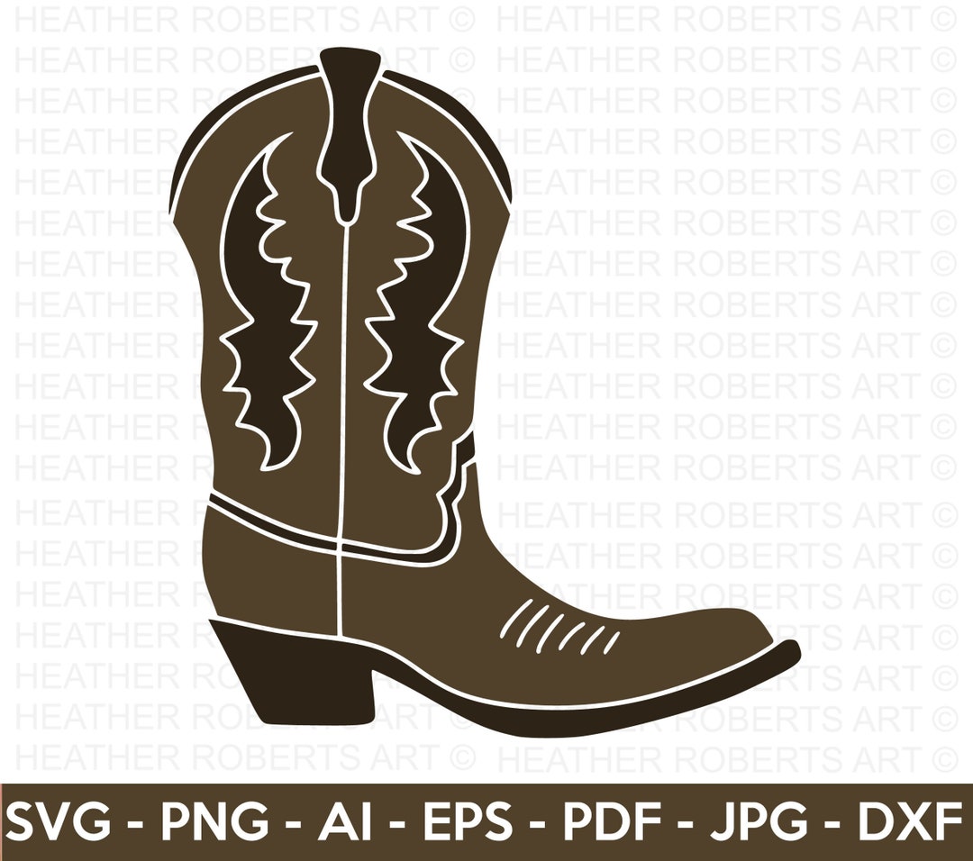 Cowboy Boots SVG: Western Rodeo Cut Files (digital Download) - Etsy