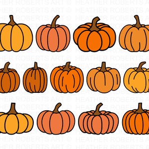 Pumpkin SVG Bundle Pumpkin SVG Pumpkin Vector Halloween - Etsy