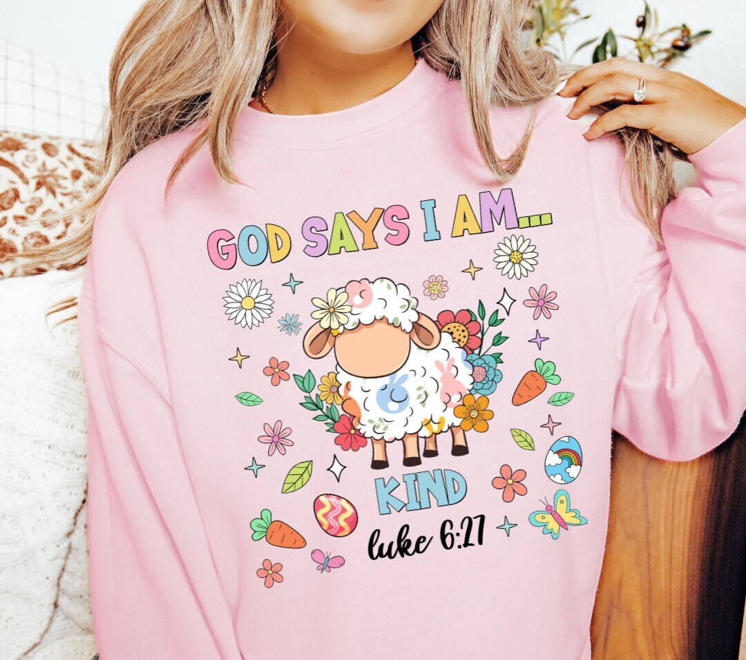 God Says I Am Kind PNG: Christian Easter Design (digital Download) - Etsy
