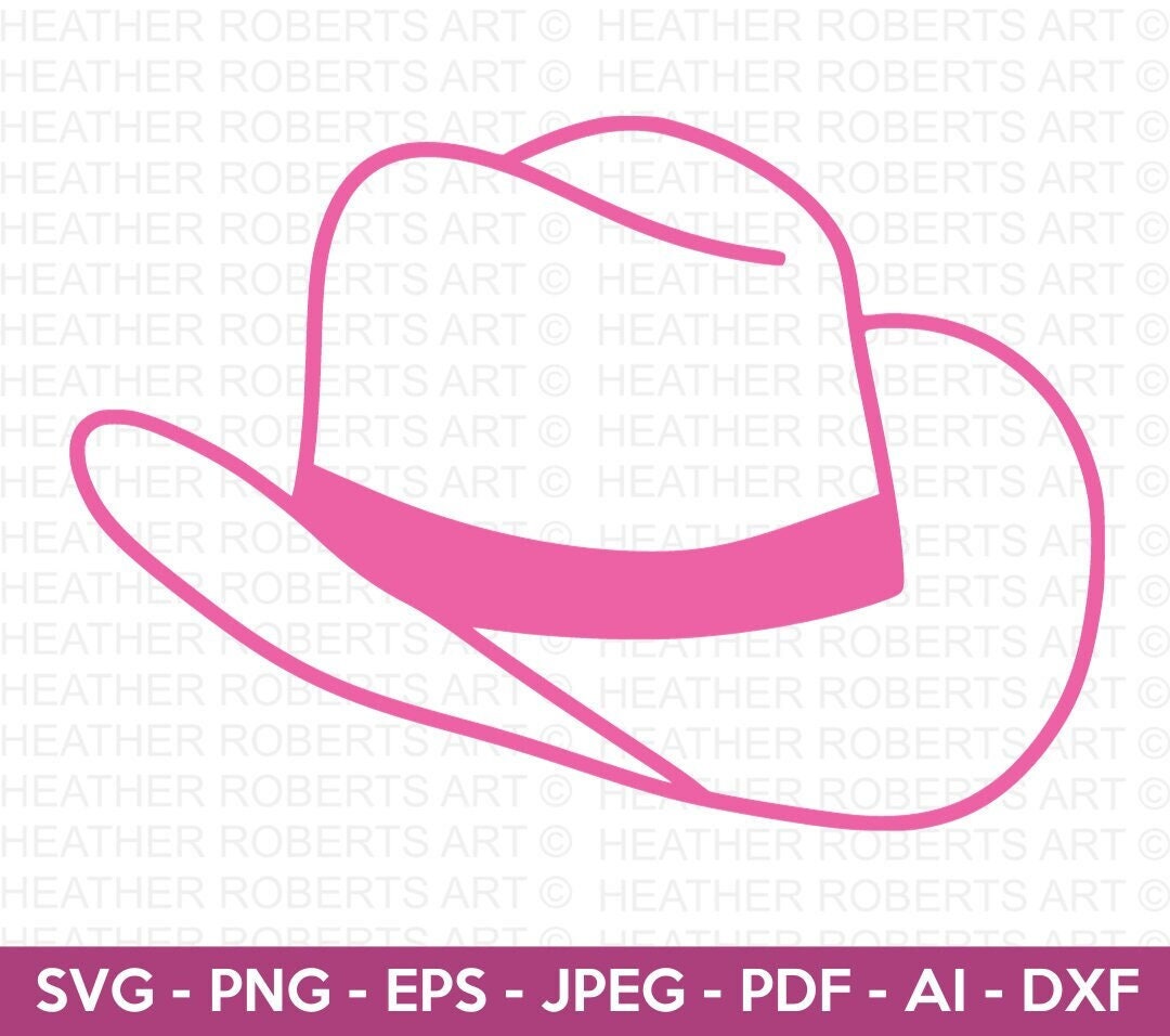 Cowgirl Hat SVG, Hat SVG, Western Hats Svg, Ranch Svg, Western Shirt ...