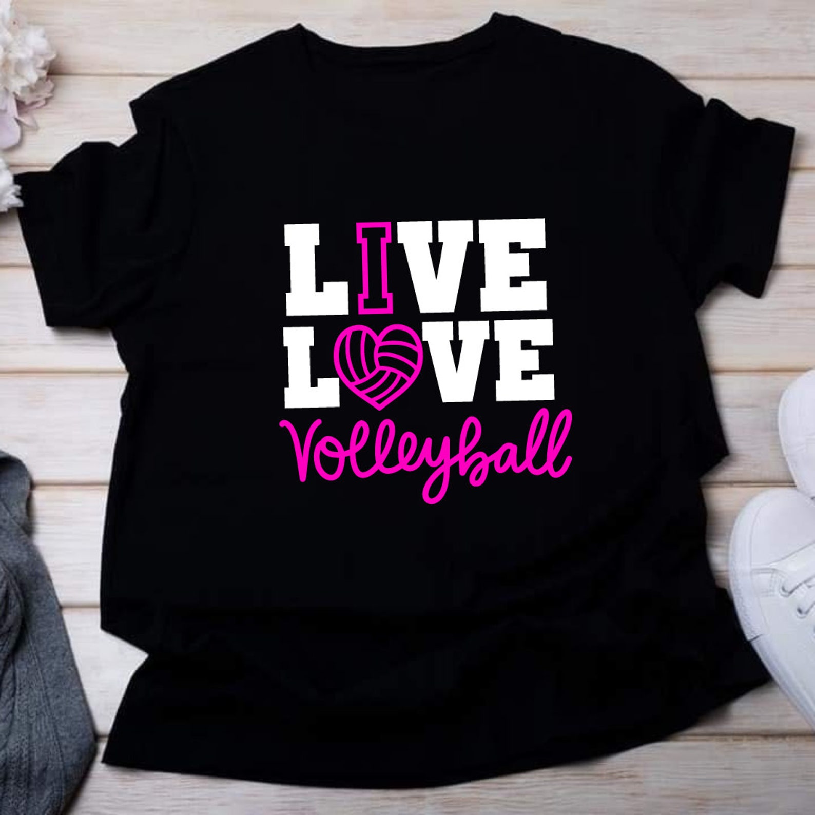 Live Love Volleyball SVG Volleyball SVG Volleyball Player - Etsy