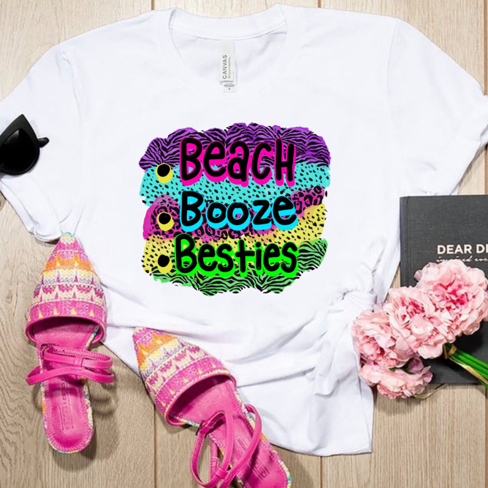 Beach Booze Besties Sublimation Beach Babe Beach Designs - Etsy