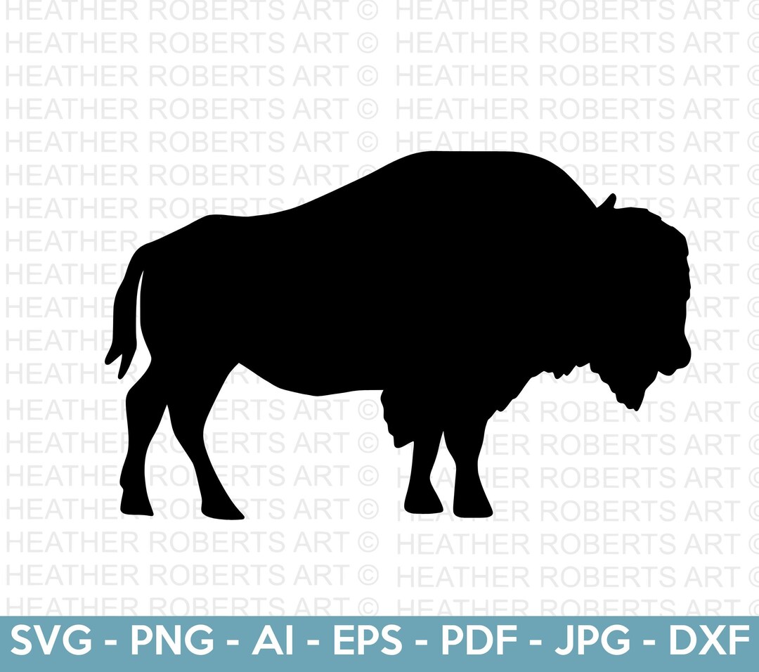 Buffalo SVG, Bison SVG, Wild Animals SVG, Wildlife Svg, Buffalo ...